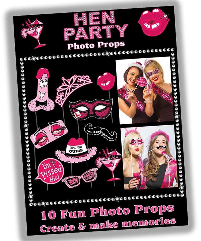 Hen Party Photo Props • Party Sashes • Hen Night